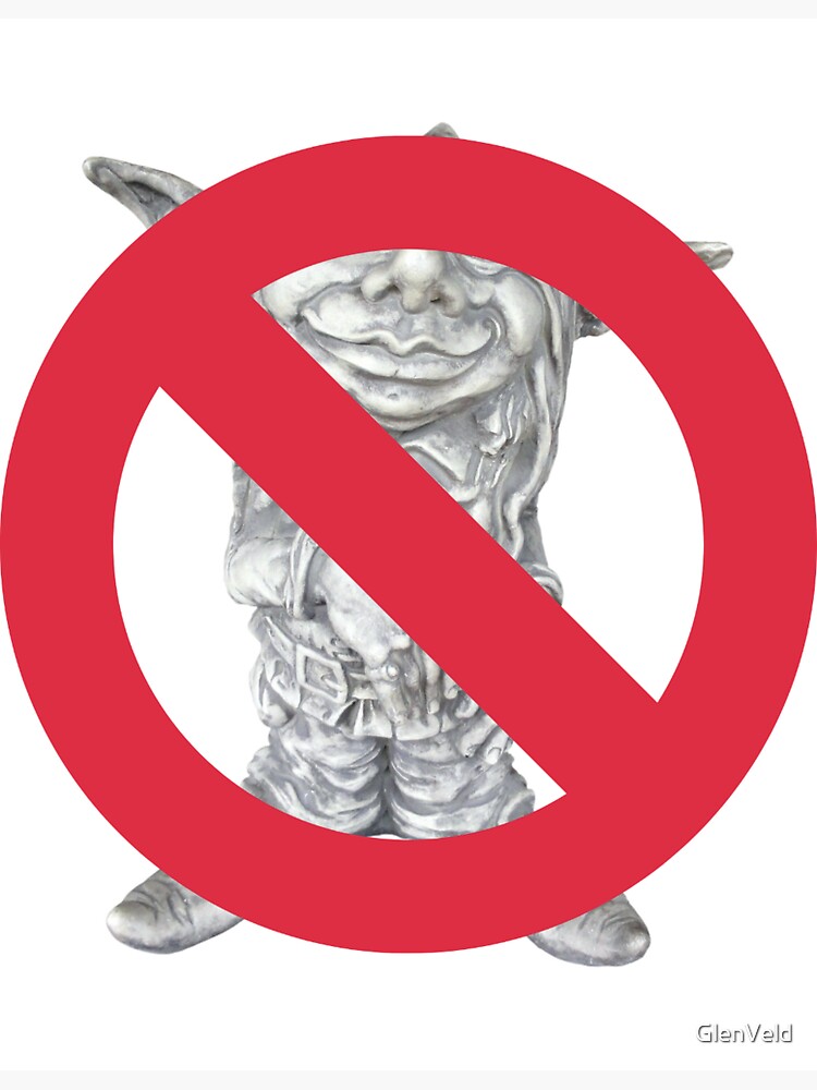 "No Trolls Allowed" Sticker for Sale by GlenVeld | Redbubble