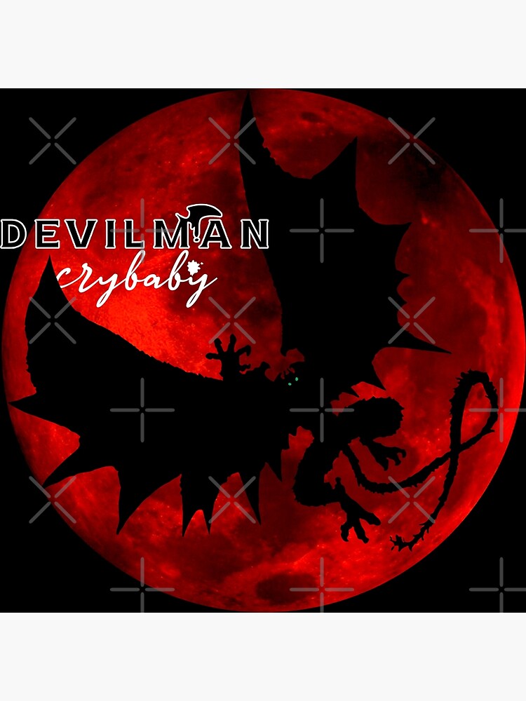 Devilman Crybaby Akira Fudo DevilMan Amon Moon Red Premium Matte ...