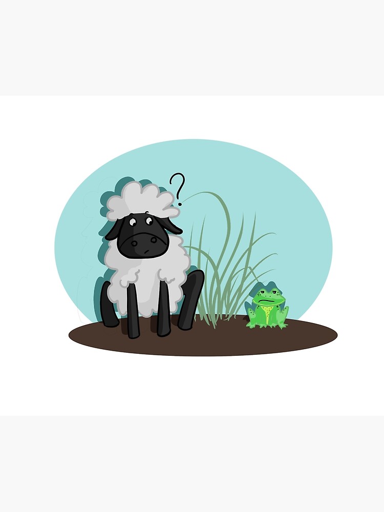 "The sheep and the frog" Poster for Sale by Dehrigshop | Redbubble