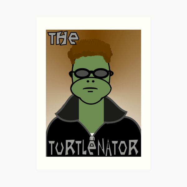 "The Turtlenator" Art Print by PharrisArt | Redbubble
