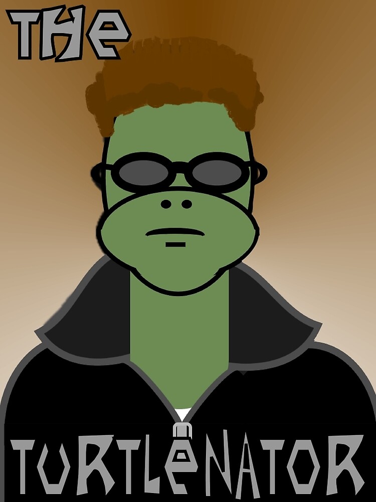 "The Turtlenator" Poster for Sale by PharrisArt | Redbubble