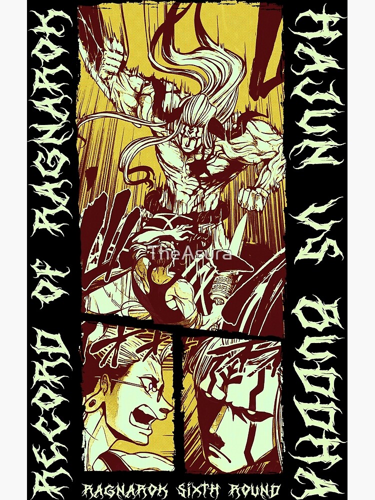 "Buddha vs Hajun - RECORD RAGNAROK - SHUUMATSU VALKYRIE Manga Design V2 ...