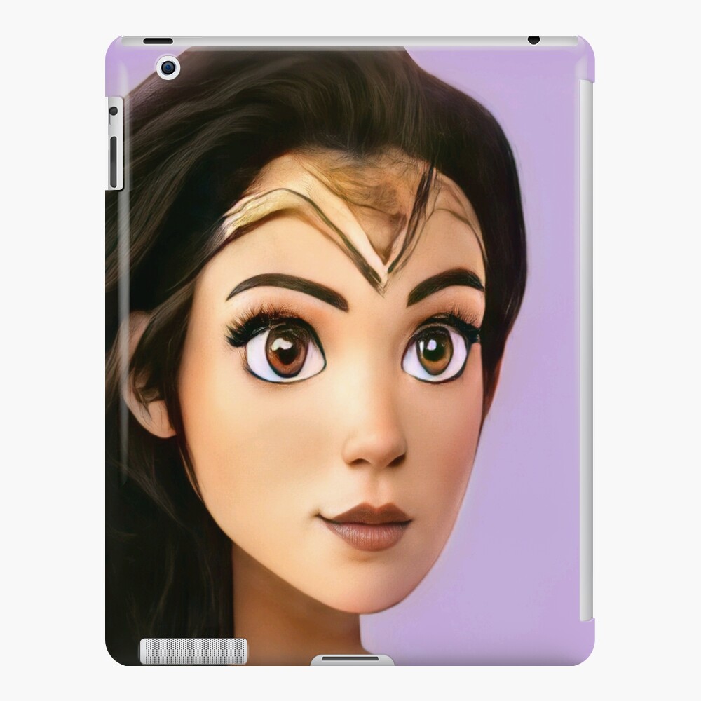 Face Beautiful Woman Cartoon Ipad Case And Skin For Sale By Henhen2