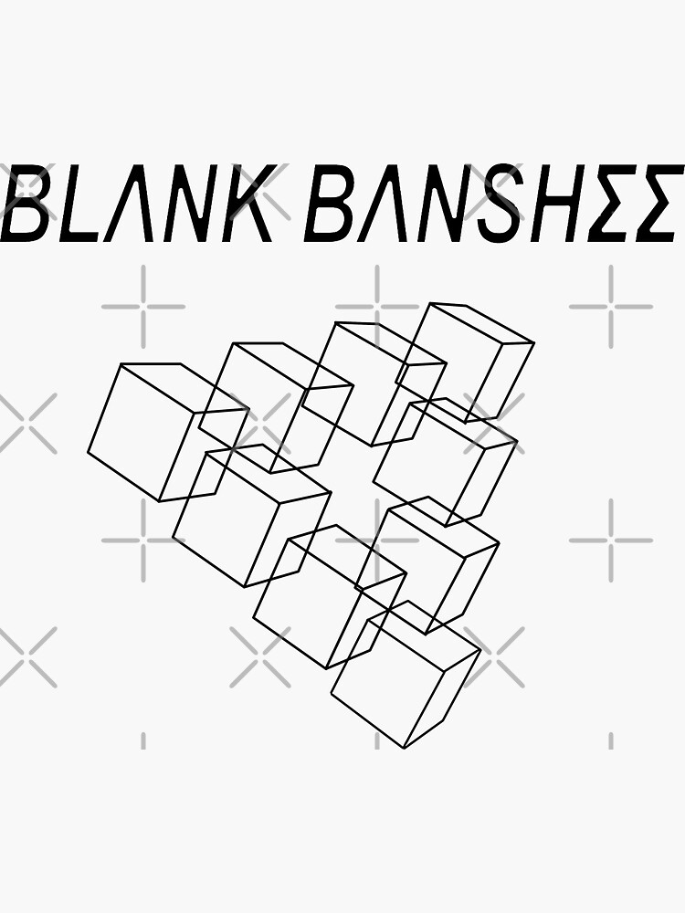 "Blank Banshee 1 Minimal" Sticker for Sale by pizzacontigo | Redbubble