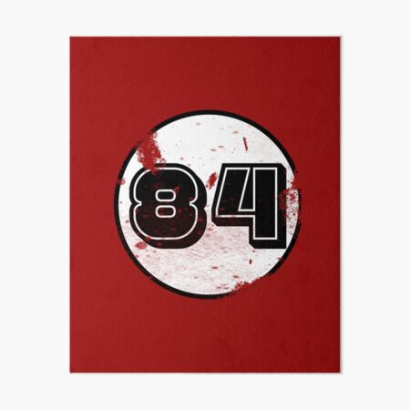 "Vintage Classic Retro 84 Racing Number" Art Board Print by KevBrettArt ...