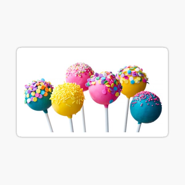 "Cake pops" Sticker for Sale by memetrashpepe | Redbubble