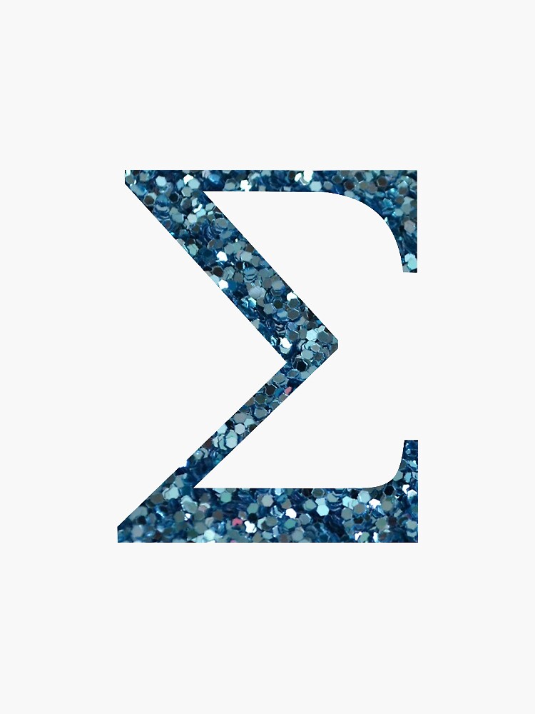 "Sigma" Sticker by happyvalleygirl | Redbubble