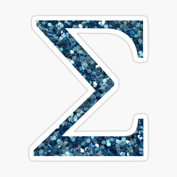 "Sigma" Sticker by happyvalleygirl | Redbubble