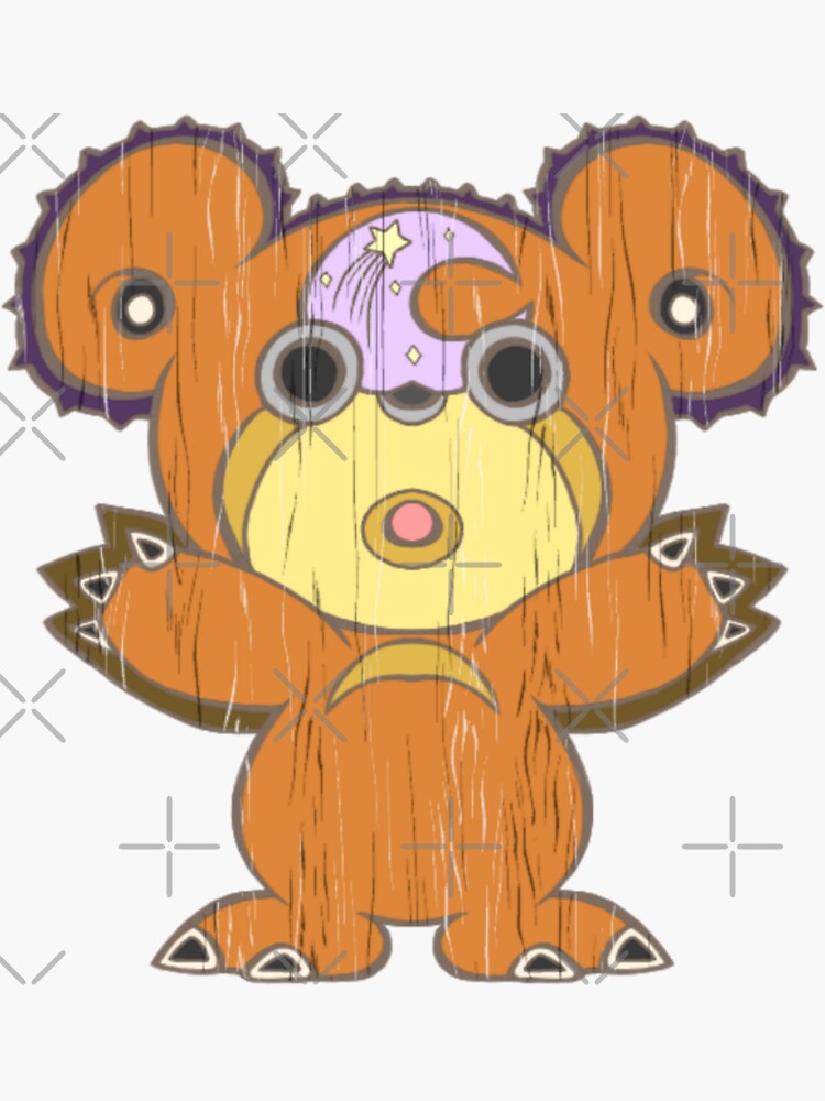 "Teddiursa Tiki Bear" Sticker by Katastra | Redbubble
