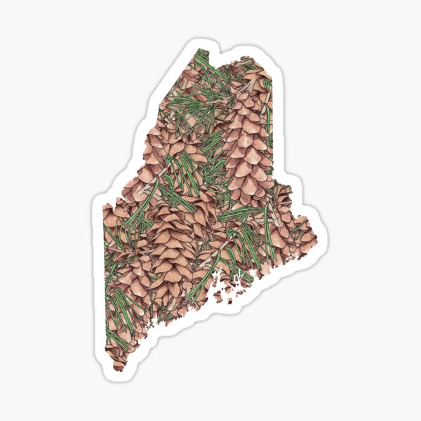 "Maine Flowers" Sticker for Sale by UrsulaRodgers | Redbubble