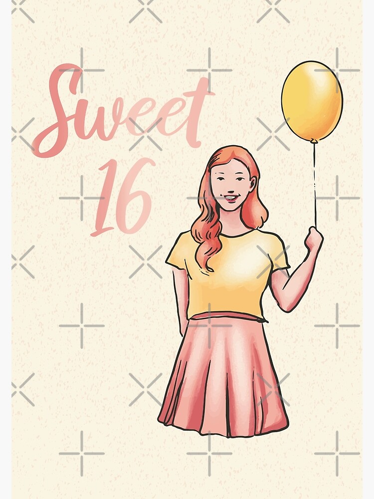 "Sweet 16" Poster by TamGustam | Redbubble