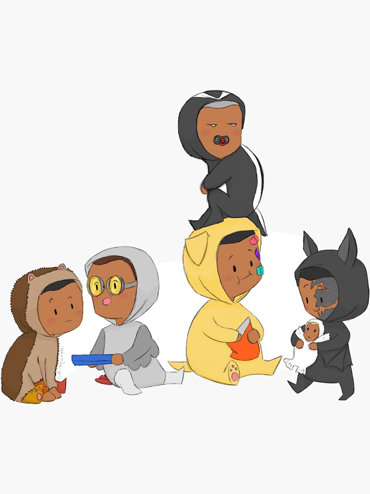 "Baby Bad Batch" Sticker for Sale by CattyCornerArt | Redbubble