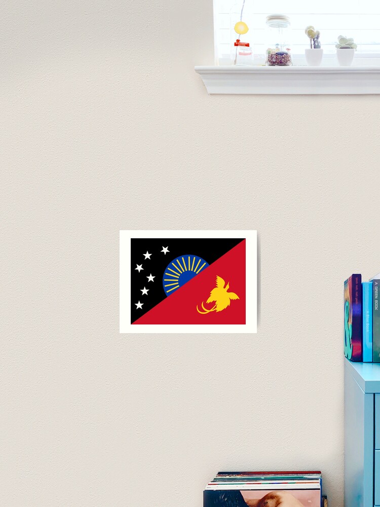 "Flag of Sandaun Province (Papua New Guinea)" Art Print for Sale by ...
