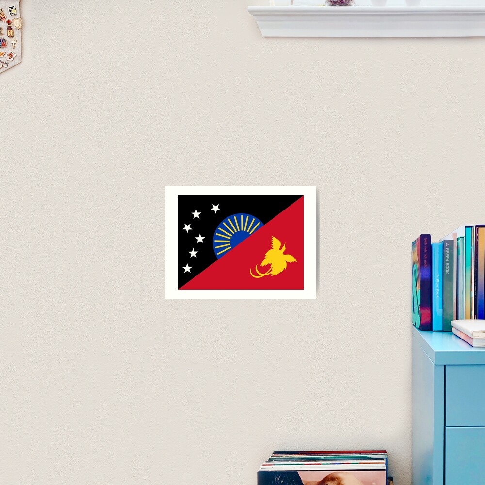 "Flag of Sandaun Province (Papua New Guinea)" Art Print for Sale by ...