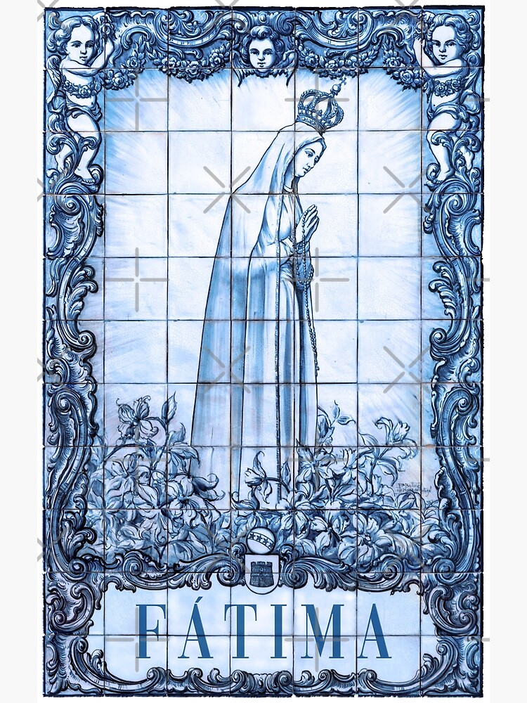 "Nossa Senhora de Fátima (Our Lady of Fátima)" Poster for Sale by ...
