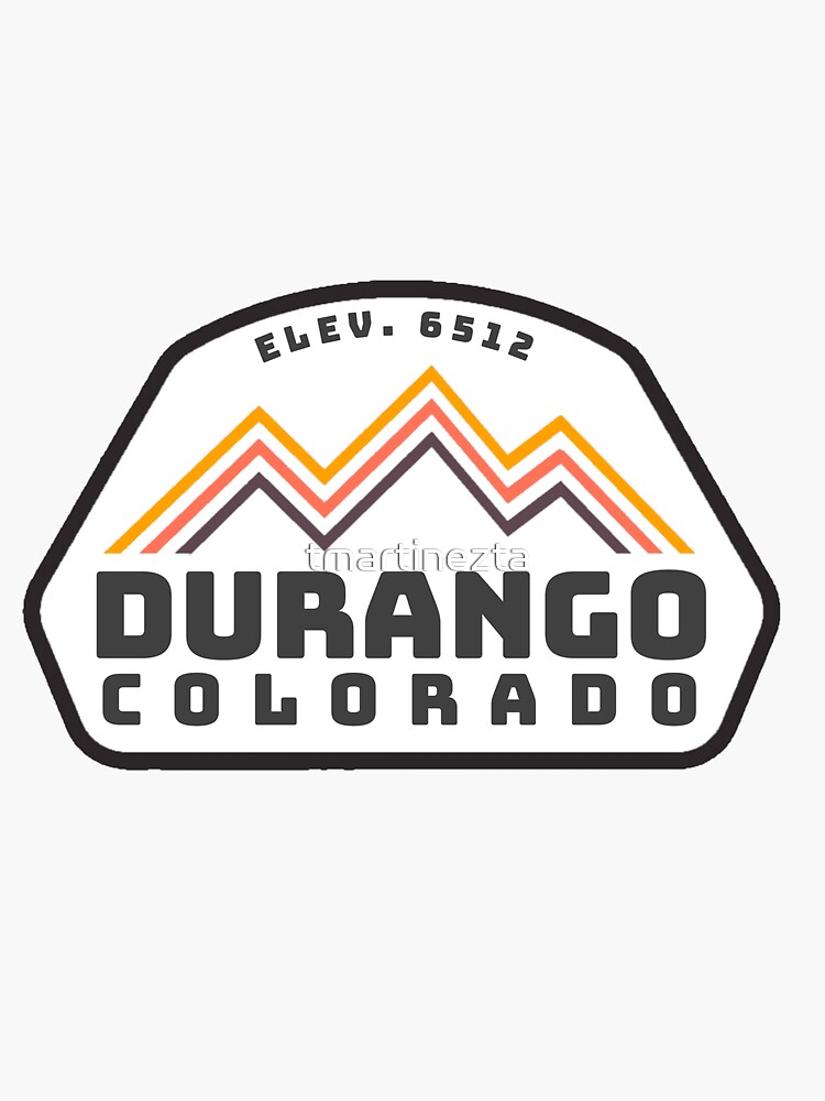 "Durango Colorado Vintage Retro Adventure Snowboarding, Skiing Travel ...