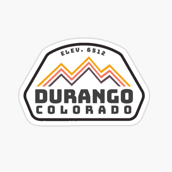 "Durango Colorado Vintage Retro Adventure Snowboarding, Skiing Travel ...