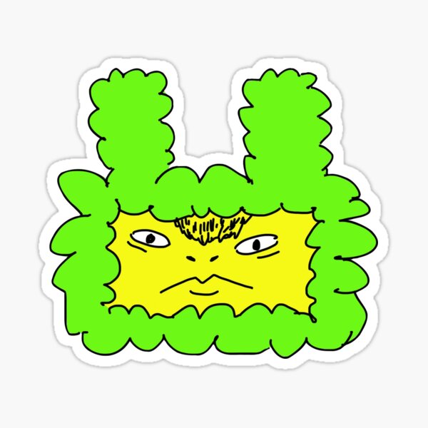 "angry bunny" Sticker for Sale by pupastasia | Redbubble