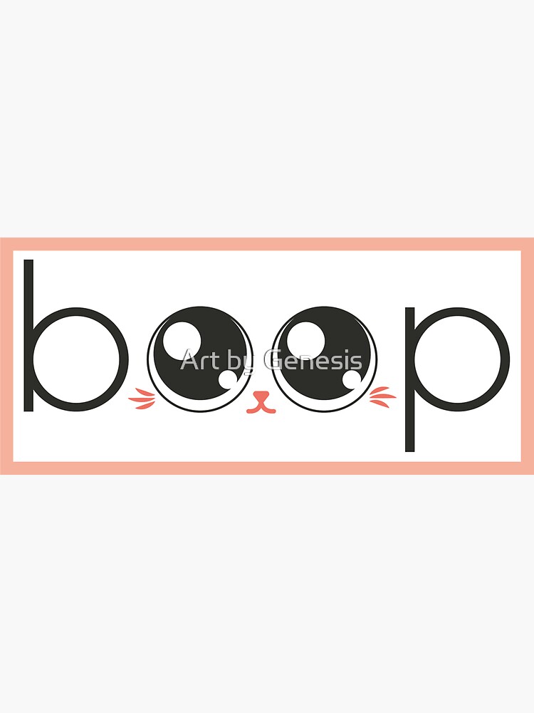 "boop cat" Sticker for Sale by VincentVanCo | Redbubble