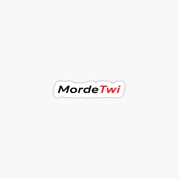 "MordeTwi" Sticker for Sale by grafik | Redbubble