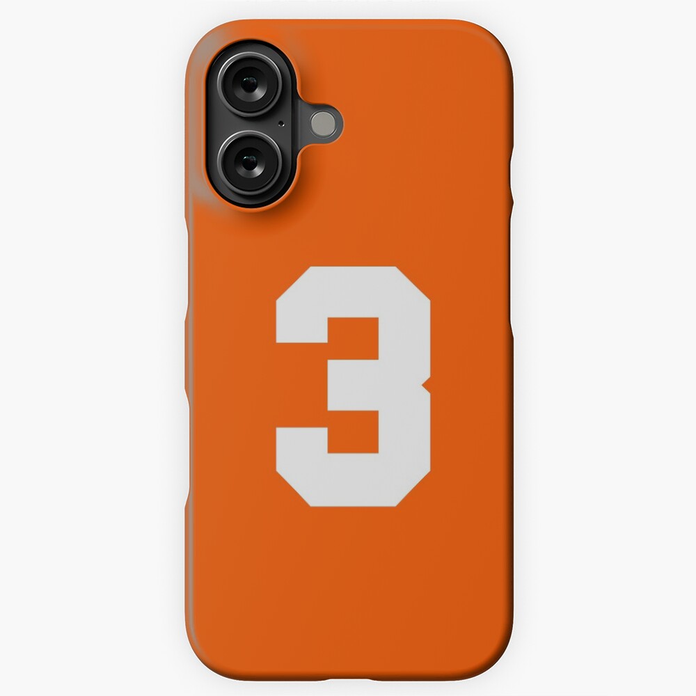 "Number 3 Sports Orange" Sticker for Sale by Shariss | Redbubble