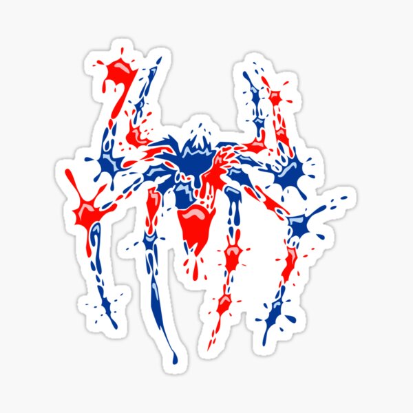 "spider Logo" Sticker by KnitNknot | Redbubble