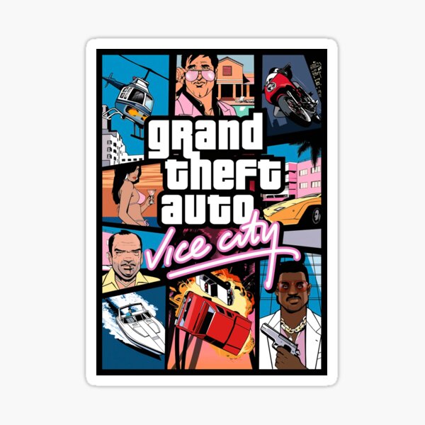 Pegatinas: Gta Vice City | Redbubble
