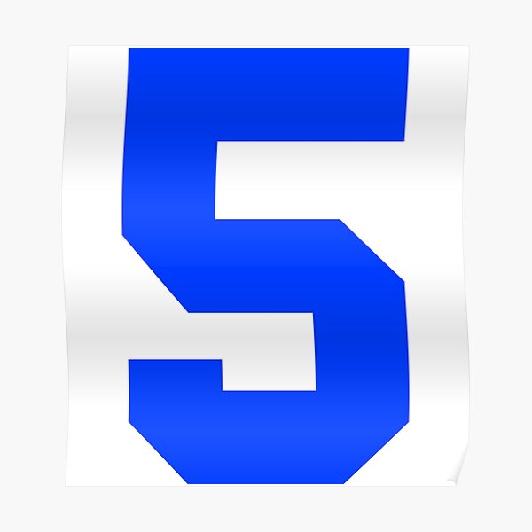 "Number 5 Sports" Poster for Sale by Shariss | Redbubble