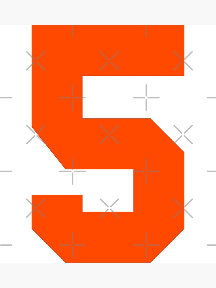 Number 5 Orange