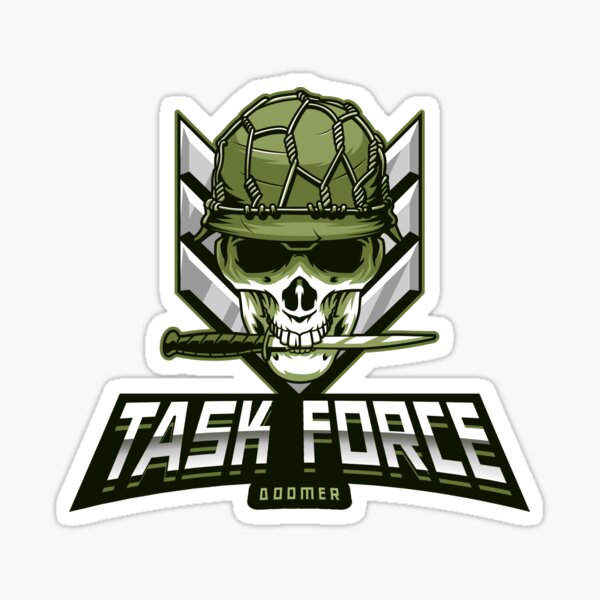 Pegatina «Task Force Doomer Military Design» de MixtApparel | Redbubble