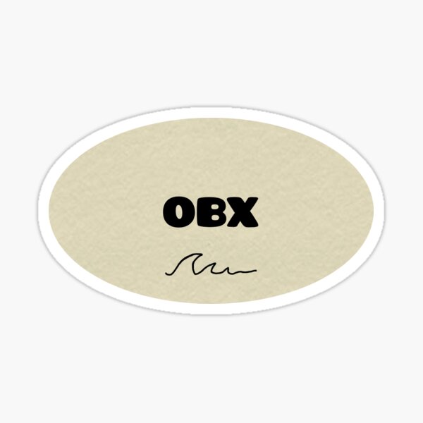 "OBX surf logo" Sticker for Sale by TeenageStickers | Redbubble