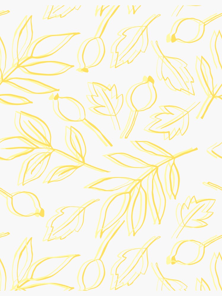 "lemonade leaf" Sticker for Sale by Harshler-Art | Redbubble