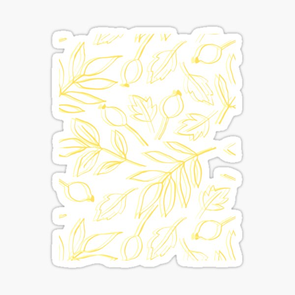 "lemonade leaf" Sticker for Sale by Harshler-Art | Redbubble