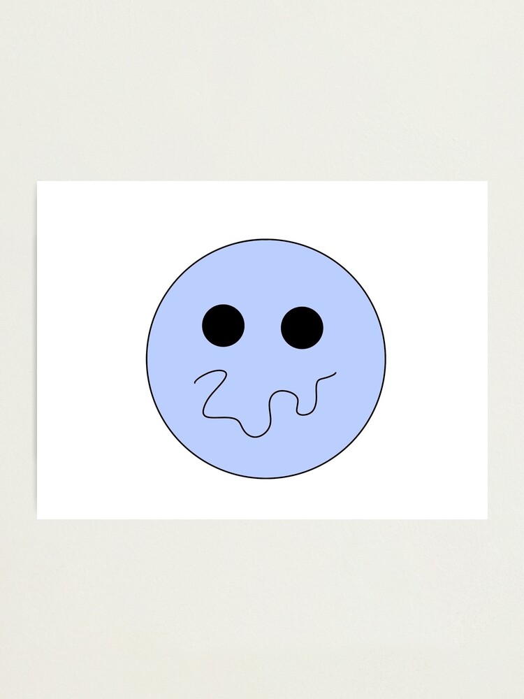 "Wiggly smiley face" Photographic Print by cloudlagoon | Redbubble