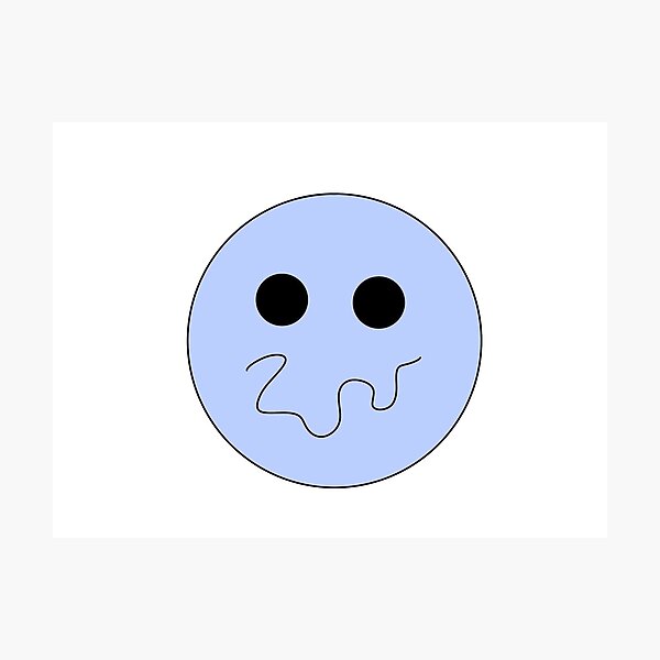 "Wiggly smiley face" Photographic Print by cloudlagoon | Redbubble
