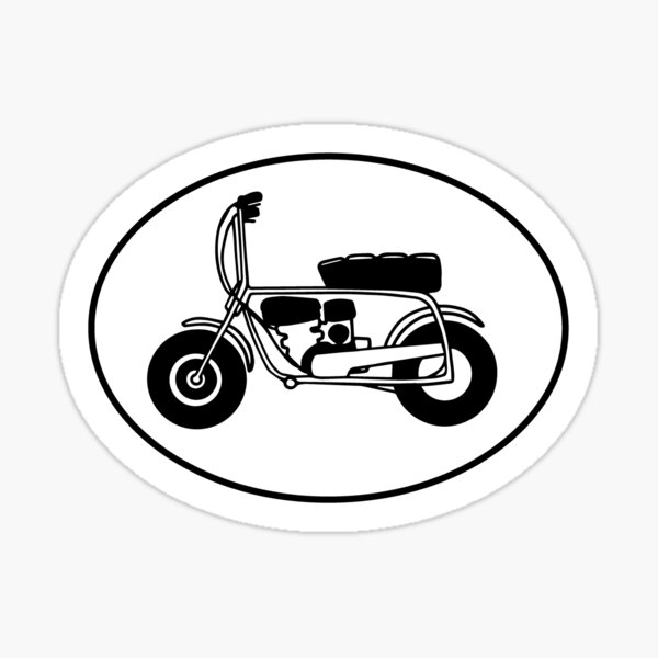 "Vintage Minibike Graphic" Sticker for Sale by tldeutsch | Redbubble