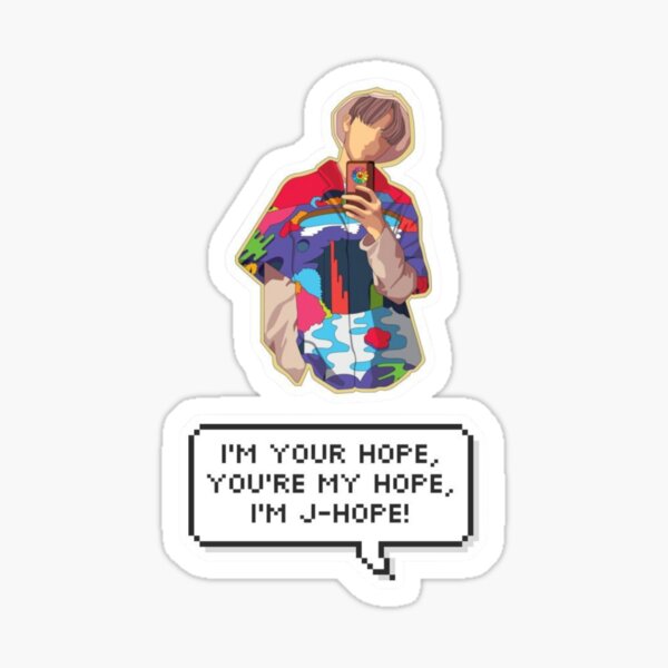 "BTS J-Hope Sticker Pack" Sticker for Sale by my07magicshop | Redbubble