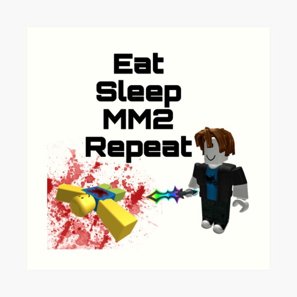 "Roblox MM2 " Art Print by robloxtees | Redbubble