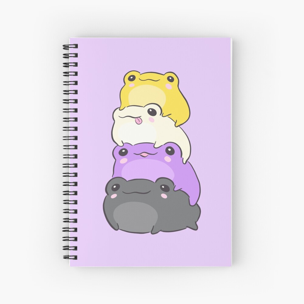 "Nonbinary Pride Frog - Cute Kawaii Aesthetic Frog - Subtle Non-Binary ...