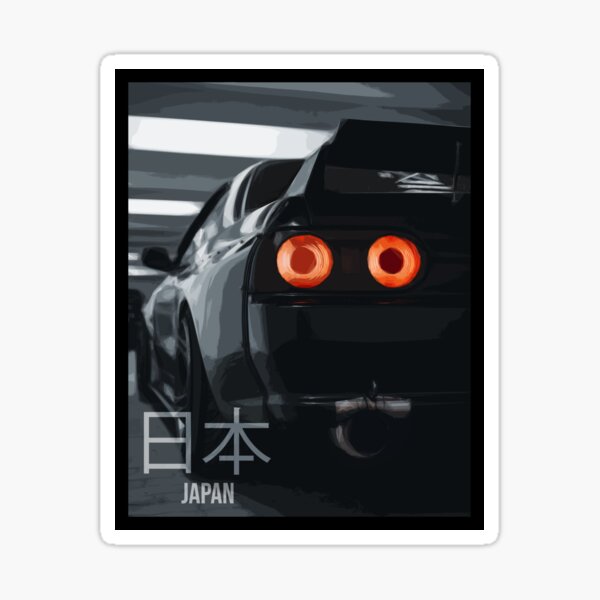 "Japanese Car Enthusiast Car Guy JDM Car Culture Auto Tuning" Sticker ...