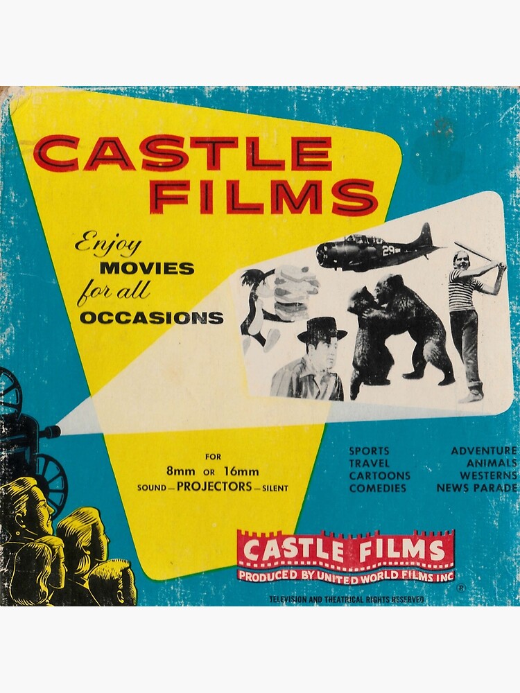 "Castle Films: Enjoy Movies for All Occasions!" Photographic Print for ...