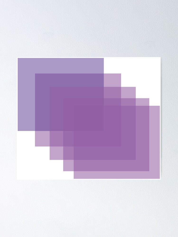 "Violet, square, " Poster for Sale by xankiko | Redbubble