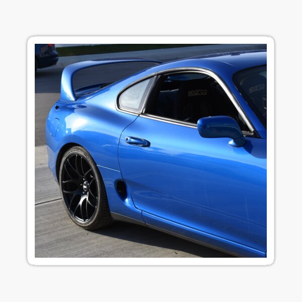 "Toyota Supra MK4" Sticker for Sale by Bluepra | Redbubble
