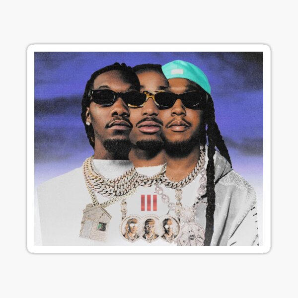 "Migos - Culture III" Sticker for Sale by Alexinhooooo | Redbubble