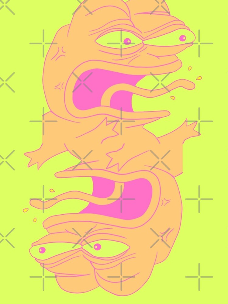 "Screaming Pepe The Frog Pastel Power" iPhone Case for Sale by ...