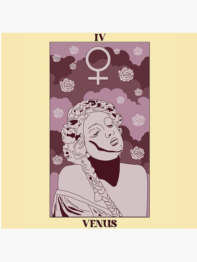 "IV. Venus Tarot Card" Poster for Sale by mysticalgraphic | Redbubble