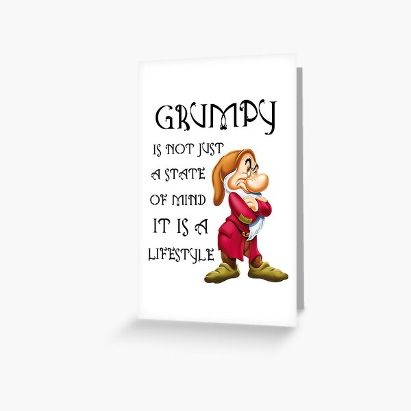 "Grumpy Dwarf" Greeting Card for Sale by GhglttM3 | Redbubble