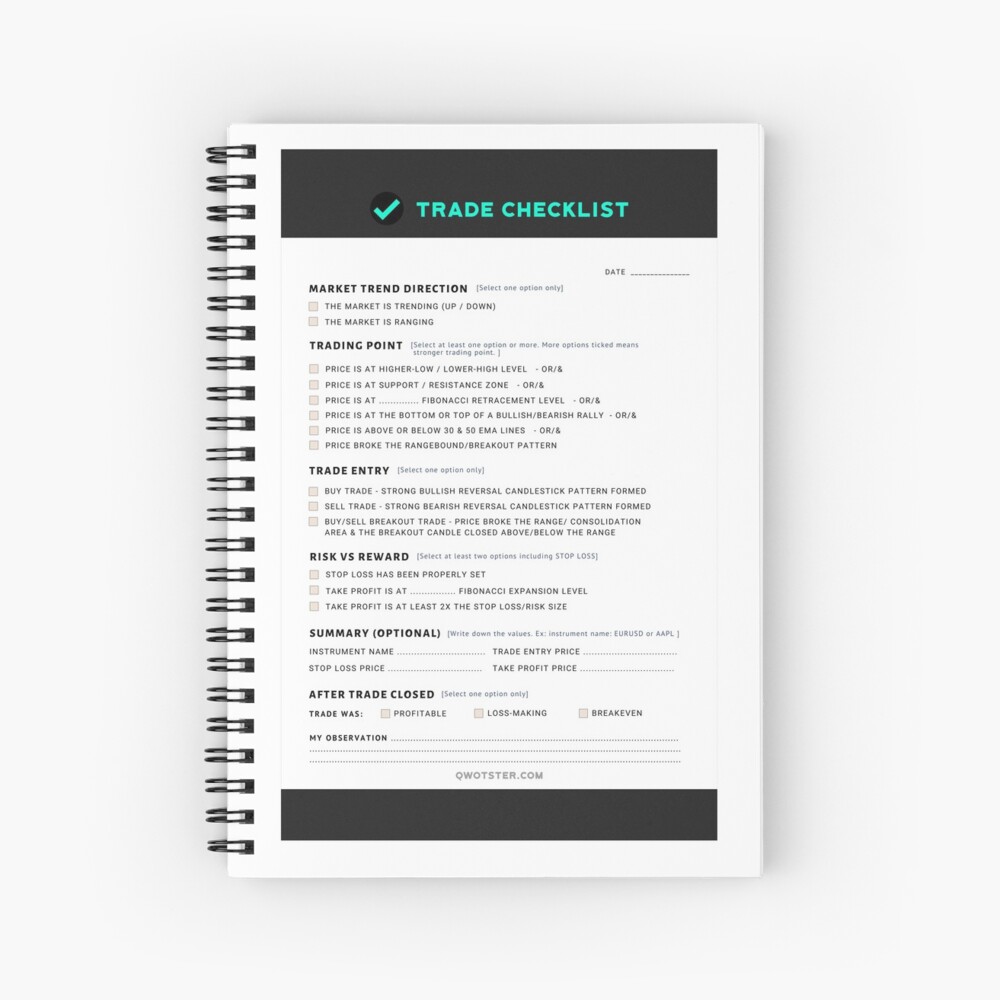 "Trade Checklist Tool" Poster for Sale by qwotsterpro | Redbubble
