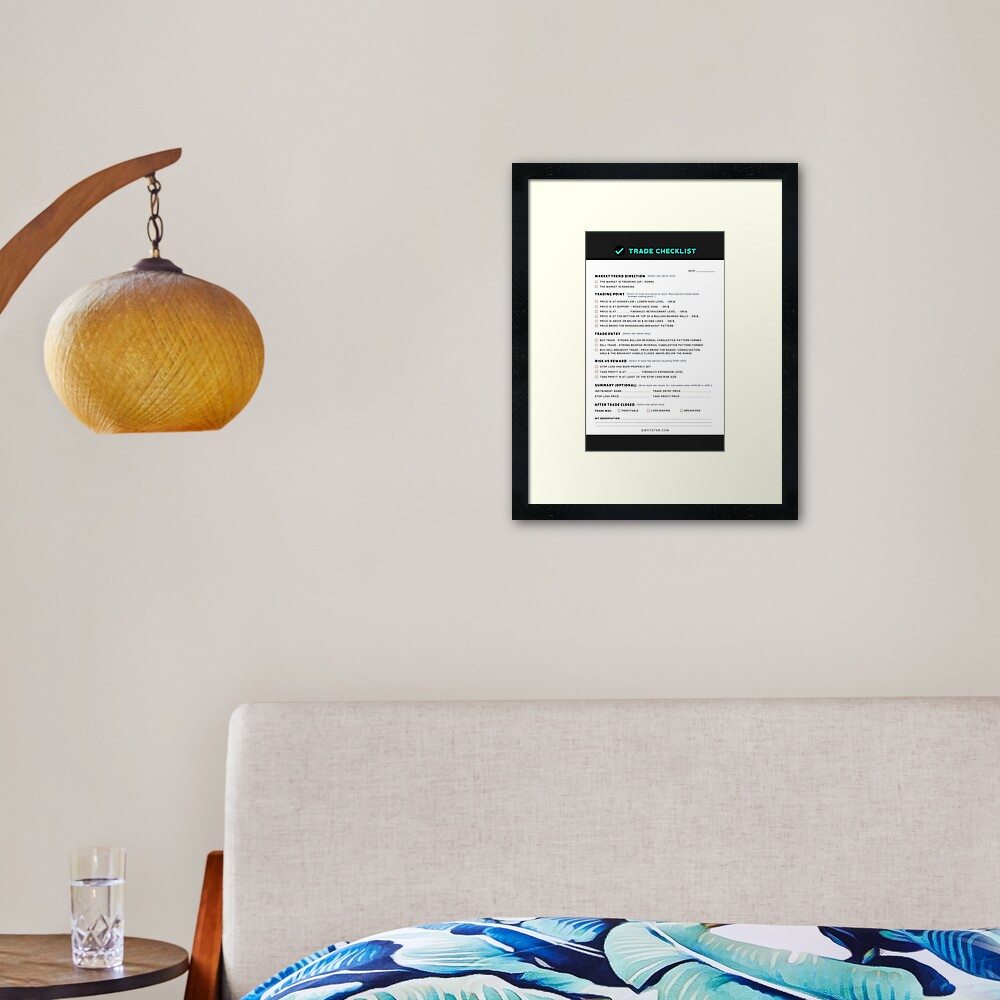 "Trade Checklist Tool" Poster for Sale by qwotsterpro | Redbubble