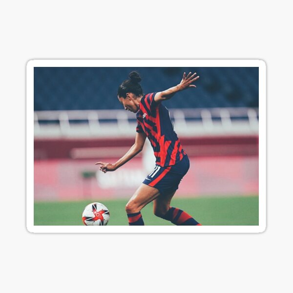 "Christen Press USWNT USA " Sticker for Sale by alessiacara | Redbubble
